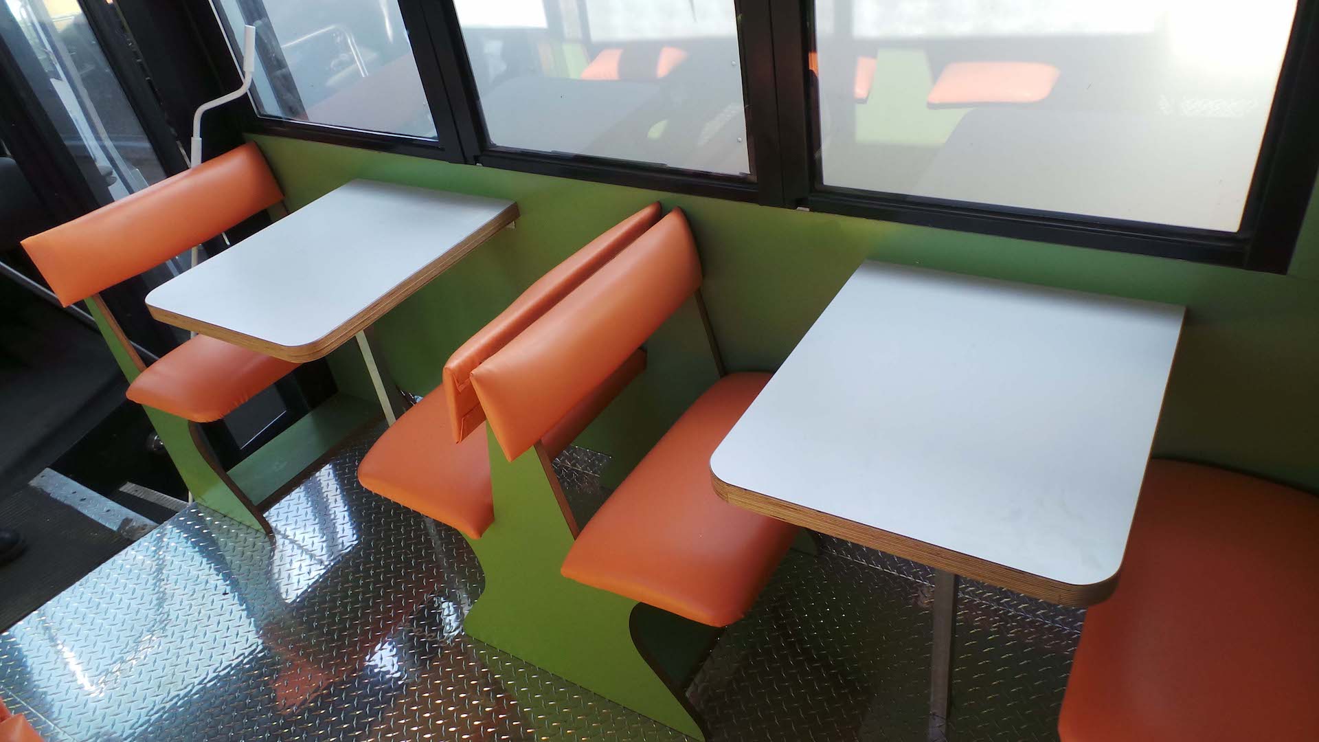 School Bus Food Truck LA Stainless Kings