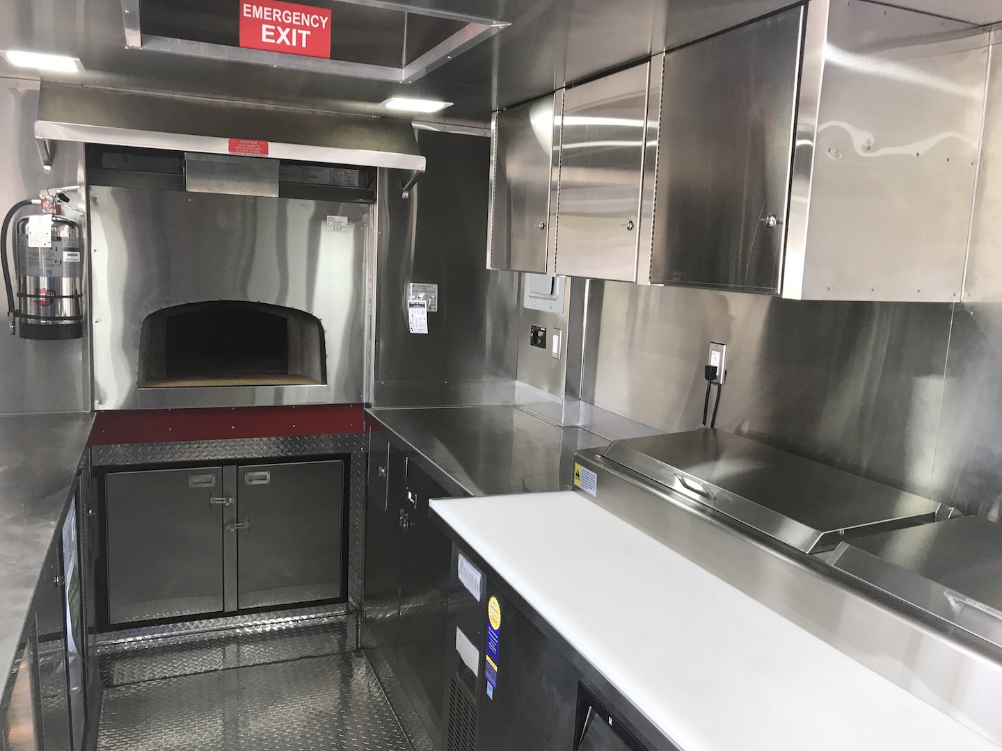 Wood Fired Pizza Truck LA Stainless Kings